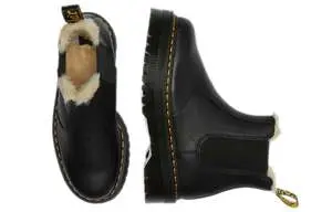 Dr. Martens 2976 Faux Fur Lined Platform Chelsea Boots