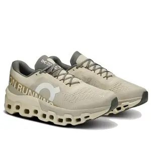 On Cloudmonster 2 Athletic Sneakers - Cream/ice