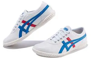 Onitsuka Tiger Tsunahiki Lace-up Sneakers - White/blue/red
