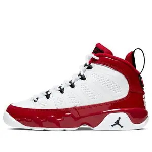 JORDAN 9 Retro High Top Sneakers - White/black/gym Red