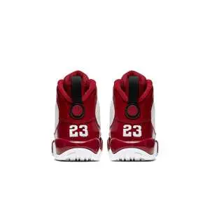 JORDAN 9 Retro High Top Sneakers - White/black/gym Red