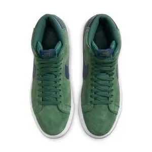 Nike Zoom Blazer Mid Sb High Top Sneakers - Green/blue