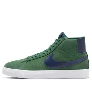 Nike Zoom Blazer Mid Sb High Top Sneakers - Green/blue