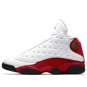 JORDAN 13 Retro High Top Sneakers - White/black-team Red