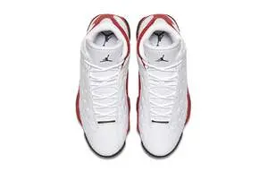 JORDAN 13 Retro High Top Sneakers - White/black-team Red
