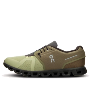 On On Running Cloud 5 Sneakers Olive Green/white