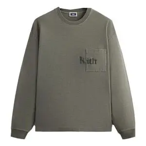Kith Kith Long-sleeve Quinn Tee 'haze' Light Green
