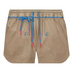 Nike Off-white Woven Shorts - Khaki