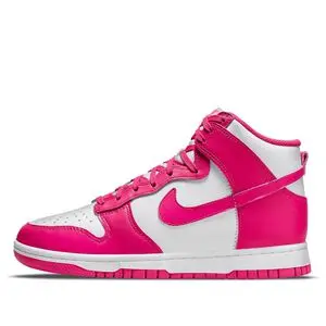 Nike Nike Dunk High Top Sneakers White/pink Prime