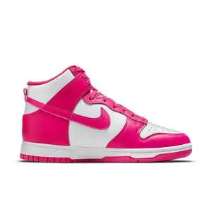 Nike Dunk High Top Sneakers - White/pink Prime
