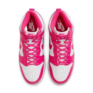 Nike Dunk High Top Sneakers - White/pink Prime