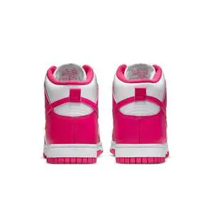 Nike Dunk High Top Sneakers - White/pink Prime