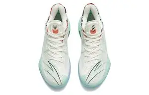 ANTA Light Crazy Up 4 'dragon Head' Athletic Sneakers - White/green