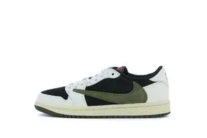 JORDAN 1 Retro Low Og Sp X Travis Scott "medium Olive - Sail/university Red/black