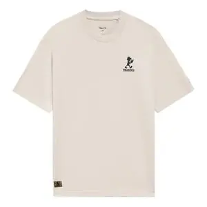 LI-NING X Disney Pinocchio Graphic T-shirt 'beige - Beige/black