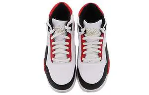 Nike Flight Legacy Mid-top Sneakers - White/gold/red