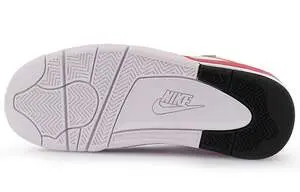 Nike Flight Legacy Mid-top Sneakers - White/gold/red
