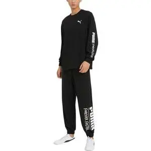 PUMA Graphic Track Pants 'black