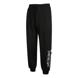 PUMA Graphic Track Pants 'black - Black/white