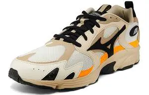 Mizuno Athletic Lace-up Sneakers - Beige/black/orange
