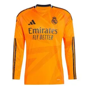 Adidas Real Madrid Cf 24/25 Long Sleeve Away Shirt - Orange