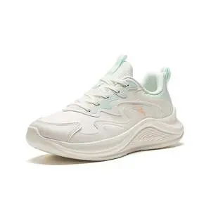 ANTA Leather Running Series Sneakers - White/blue/orange