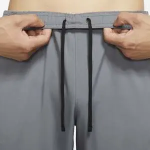 Nike Dri-fit Challenger Logo Sports Woven Running Long Pants Gray