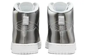 Nike X Clot Dunk High Flux Sneakers - Silver/white