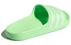Adidas Adilette Aqua Slides - Green/white