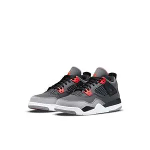 JORDAN 4 Retro Low Top Sneakers - Black/gray