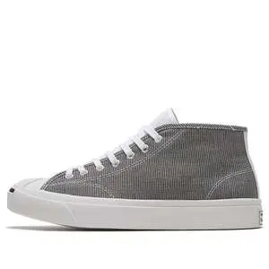 CONVERSE Jack Purcell Mid Top Sneakers - Grey/white