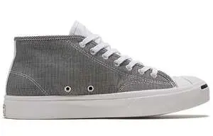 CONVERSE Jack Purcell Mid Top Sneakers - Grey/white