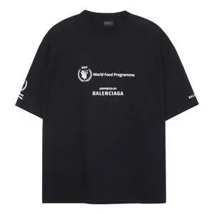 Balenciaga X Wfp T-shirt Medium Fit - Black