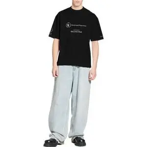 Balenciaga X Wfp T-shirt Medium Fit - Black