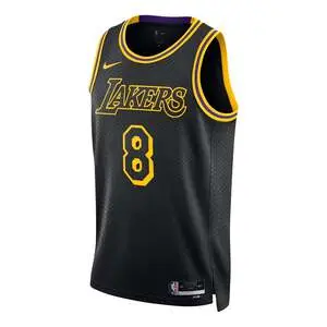 Nike Kobe Bryant Los Angeles Lakers City Edition Swingman Jersey #8 - Black