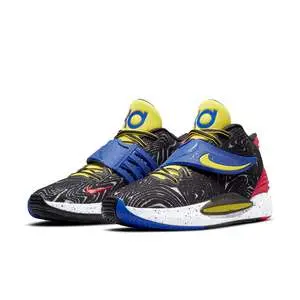 Nike Kd 14 "pop Art" Basketball Sneakers - Black/blue/red