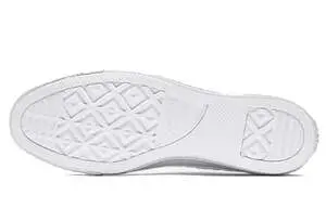 CONVERSE X Miley Cyrus Chuck Taylor All Star Silver Glitter Low Top Sneakers - White