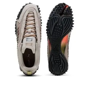 PUMA X Aries Mostro "tan Suede" Sneakers - Tan/cream/black