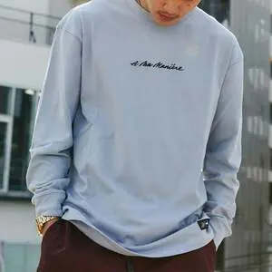 JORDAN X A Ma Maniere Ss22 Long Sleeve T-shirt - Light Blue