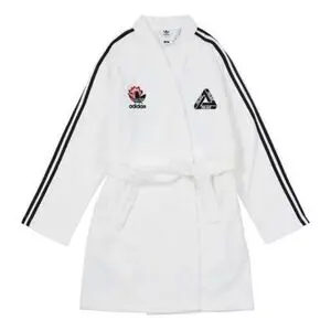 PALACE X Adidas Originals Towel Robe Logo - White