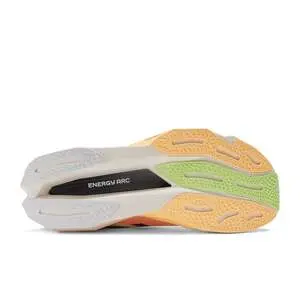 NEW BALANCE Fuelcell Supercomp Elite V4 Athletic Shoes - White/bleached Lime Glow/hot Mango