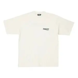 Balenciaga Political Campaign T-shirt Large Fit - Off White