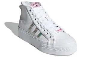Adidas Nizza Platform Mid Iridescent Sneakers