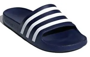 Adidas Adilette Aqua Slides - Blue/white