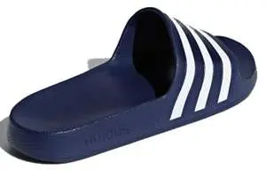Adidas Adilette Aqua Slides - Blue/white