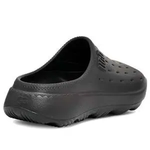 UGG Embossed Logo Slip-on Slides - Black