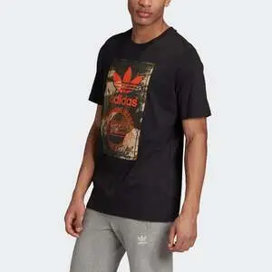 Adidas Originals Camo Tongue Tee Logo Tee