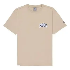 NEW BALANCE New Balance Small Nbsc Graphic T-shirt Asia Sizing 'beige Navy' Beige/navy