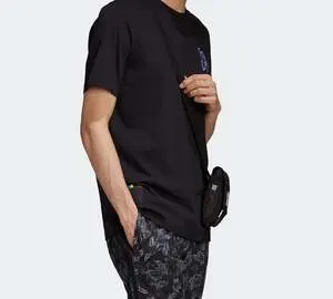 Adidas X Disney Goofy Crossover Logo Short Sleeve T-shirt