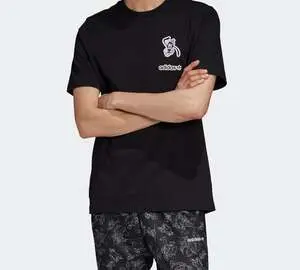 Adidas X Disney Goofy Crossover Logo Short Sleeve T-shirt